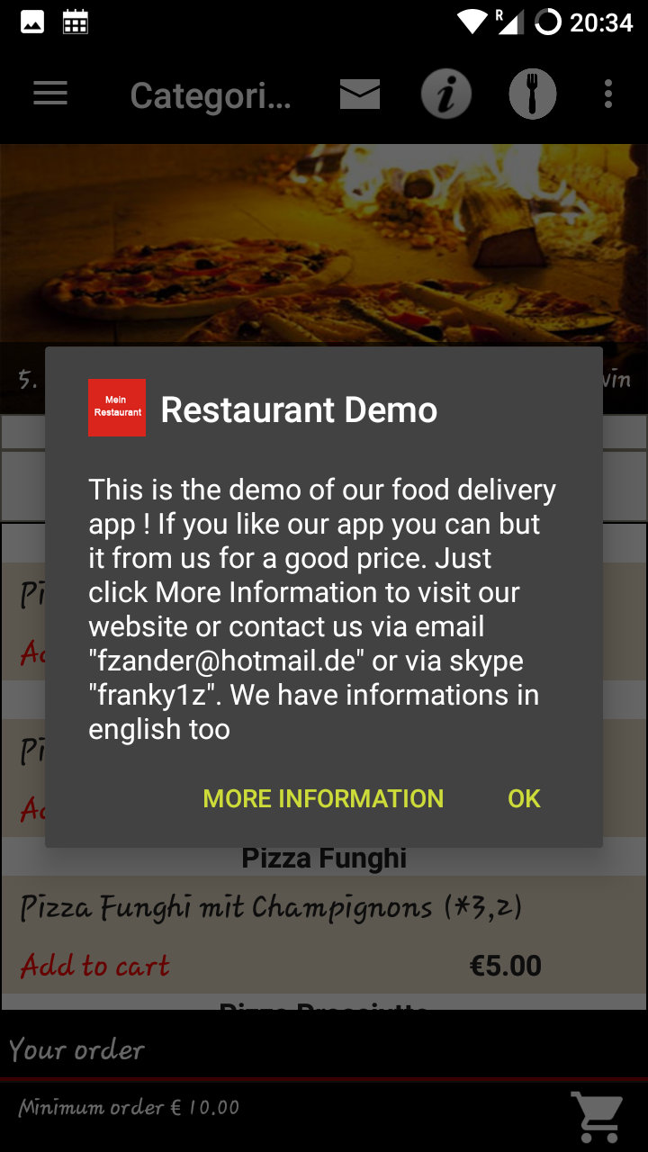 Get Android Food Delivery App